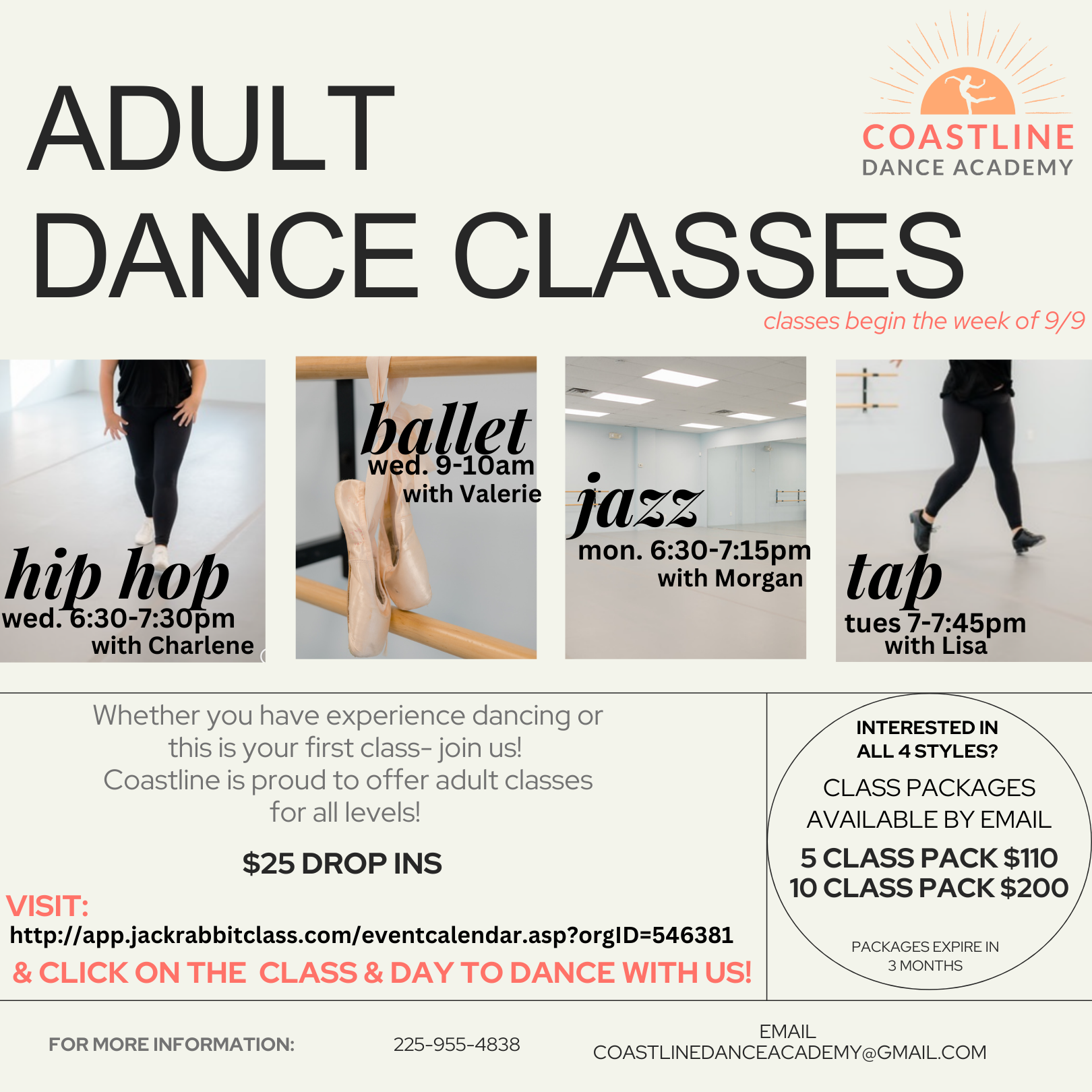Adult dance classes – Coastline Dance Academy